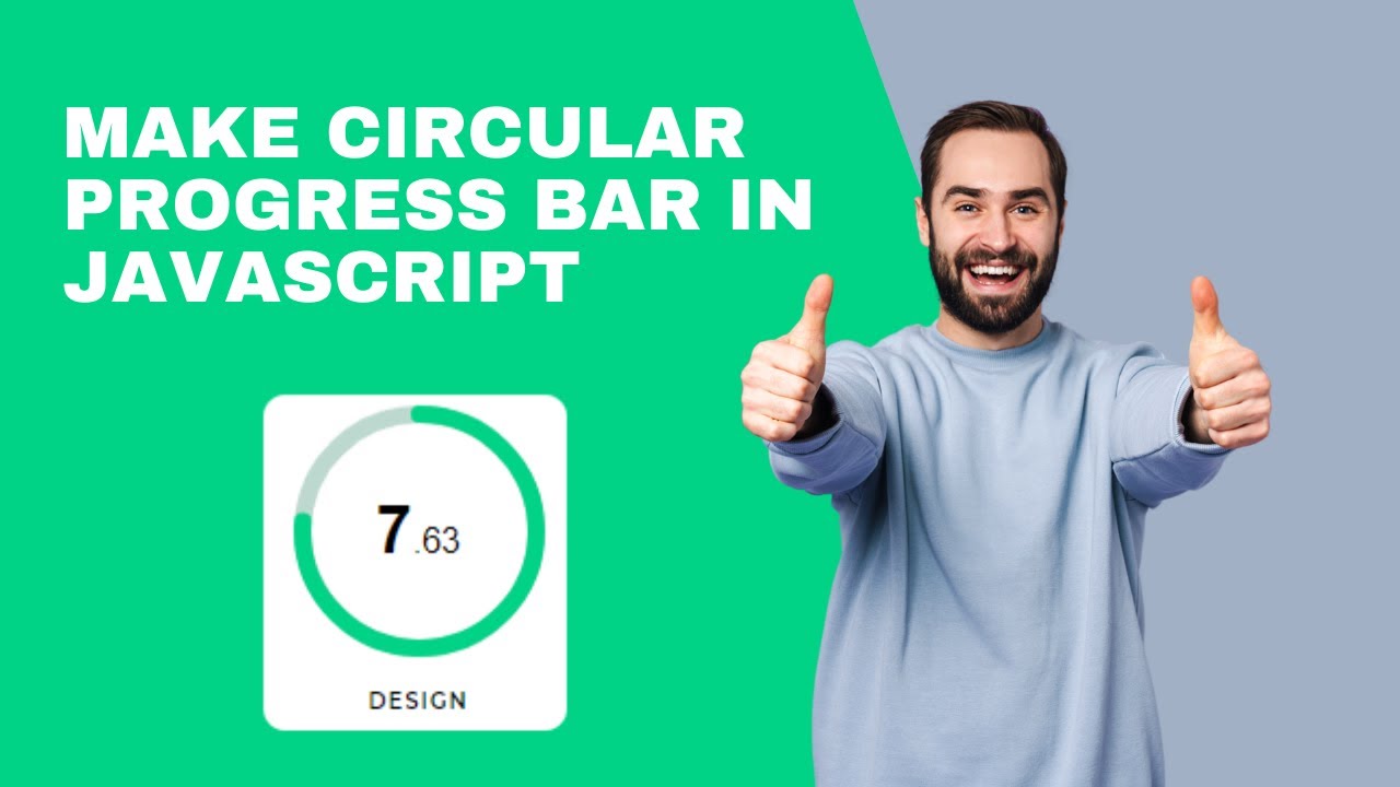 Make circular progress bar in javascript | Easy Steps | HA Codes