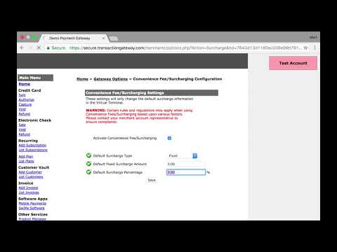 Add a Surcharge or Convenience Fee to Credit Card Processing Sales