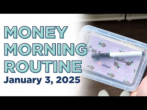 Money Morning Routine | The 100 Envelope Savings Challenge