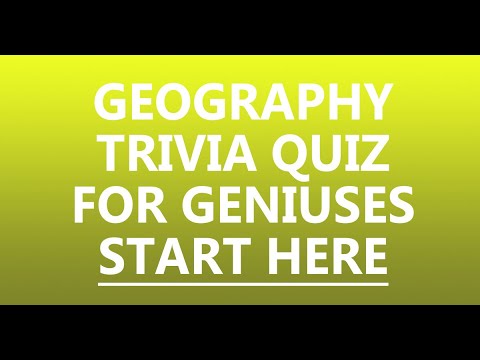 World Geography Quiz