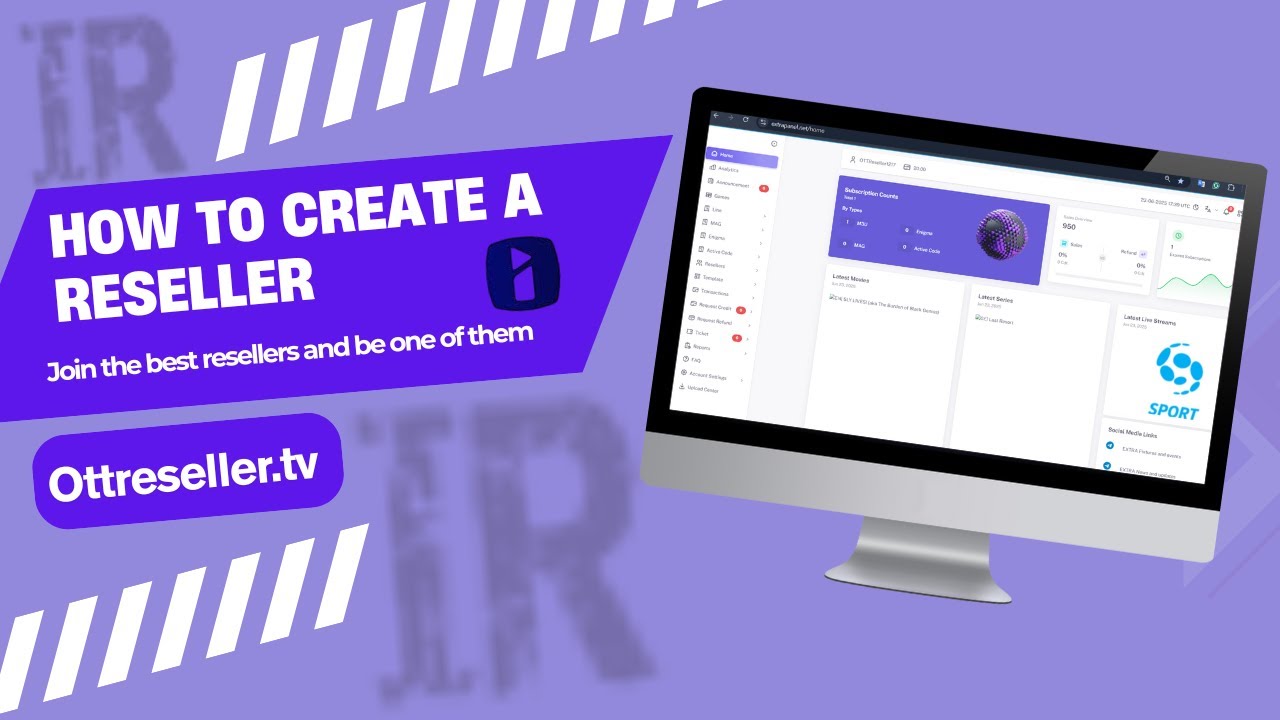 How to Create Reseller in Extra OTT
