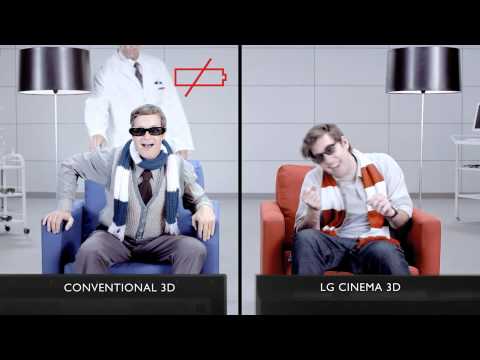 LG Cinema 3D TV- Battle of the glasses- Test 2
