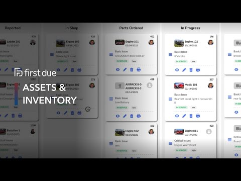 First Due: Assets & Inventory