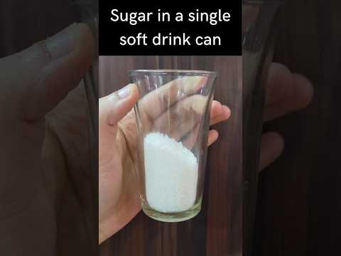Quantity of sugar in soft drinks | Nutrition tip