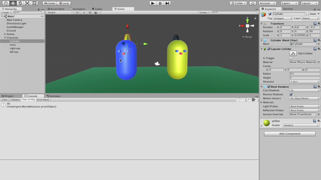 Unity Tutorial - Reference other scripts