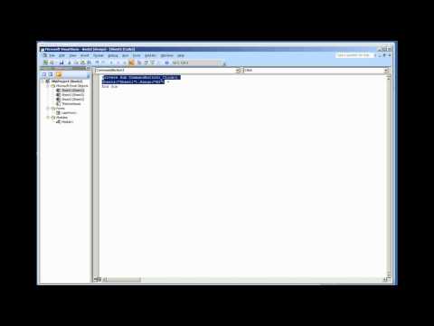 VBA Introduction, Creating Macro and Saving Workbook as Macro Enabled Sheet Binary Workbook