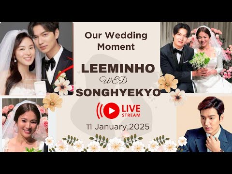 Happening LIVE:πΈ Leeminho And Songhyekyo Full Wedding Video Today π