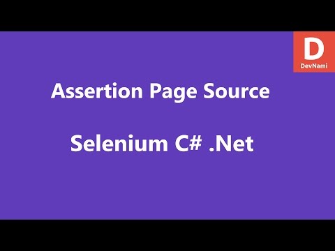 Learn Selenium C Assert Page Source - Mind Luster