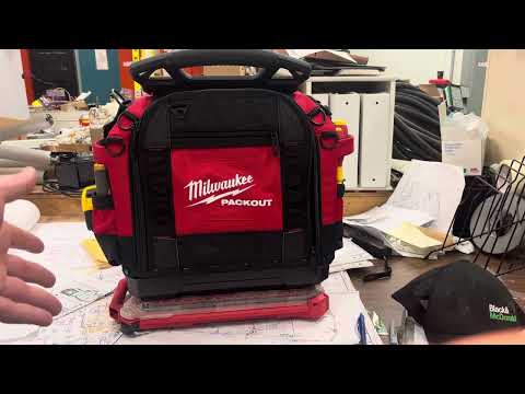 Milwaukee 15” Structured Tool Bag Packout - Electricians Review - 48-22-8316
