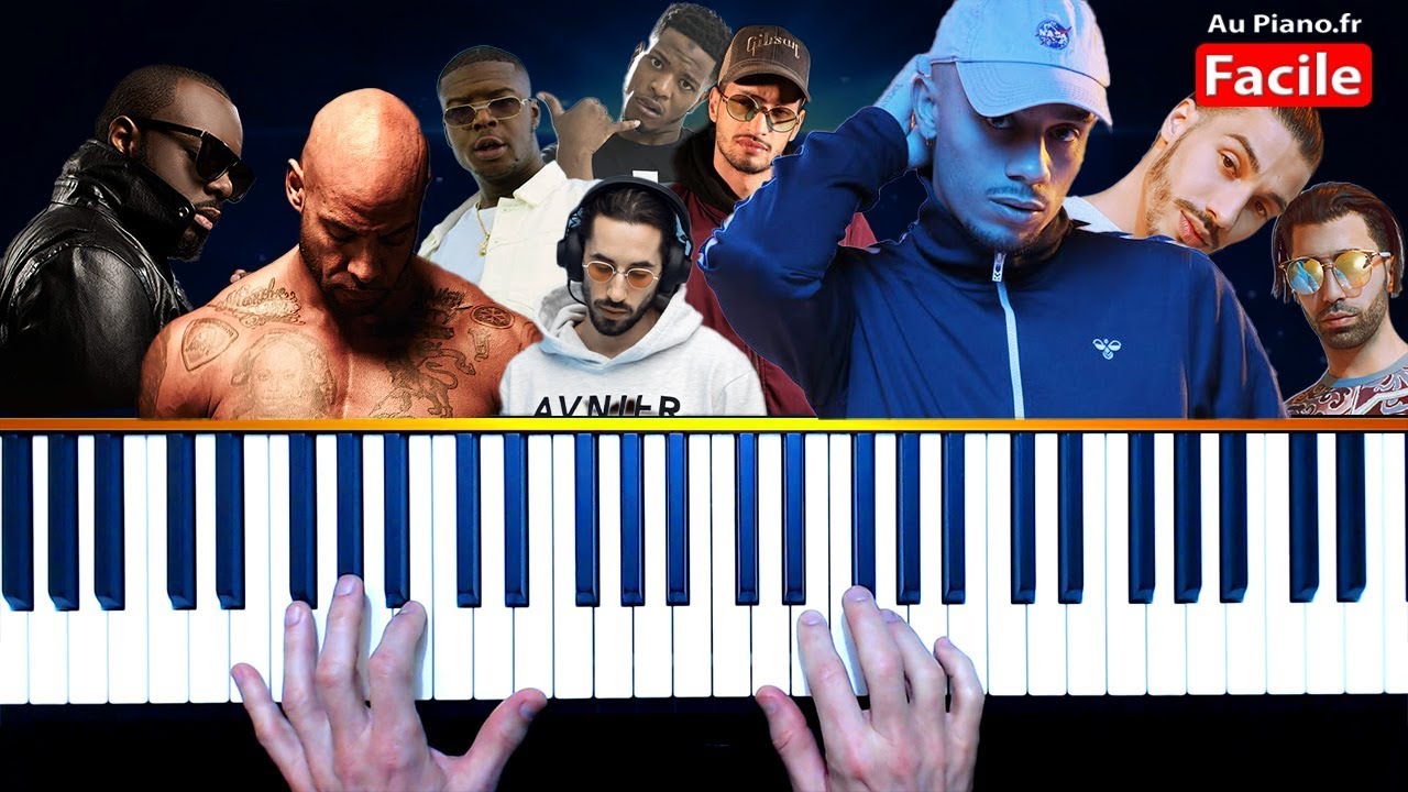 Hits Du Rap Français - Piano Cover Tutorial (Aupiano.fr) - Au Piano.Fr