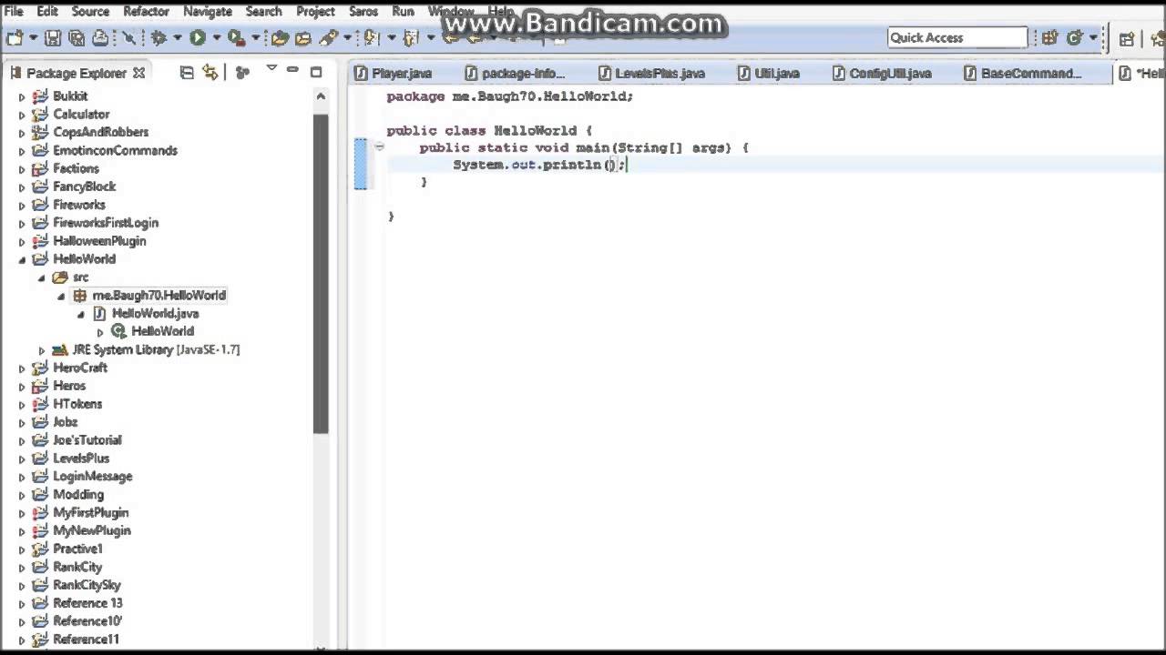 Java Tutorial 1 - HelloWorld