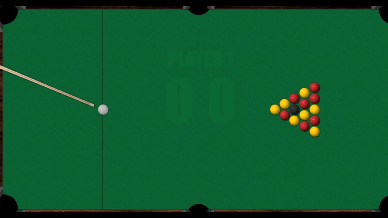 Pool Game using JavaScript