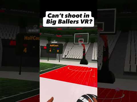 How to shoot in big ballers basketball #bigballersvr #vr #oculusquest2 #oculusquest3