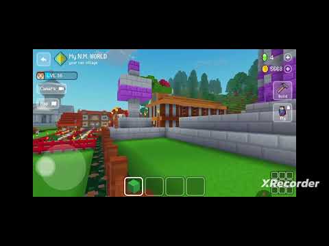 My Block craft 3d's village. My village name is 'My N.M. World'