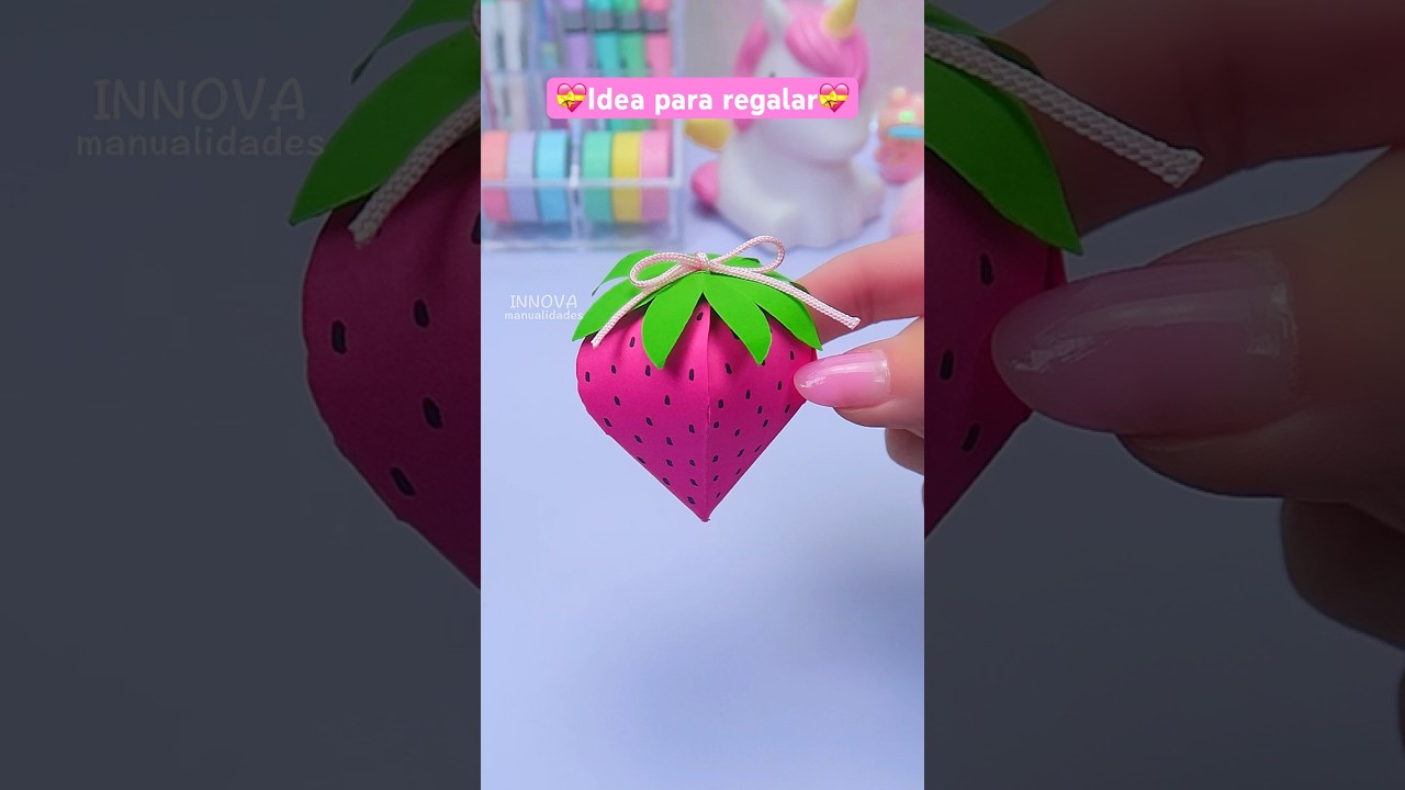 Ideas para regalar 💝 Manualidades con papel #diy #manualidades #love #innovamanualidades
