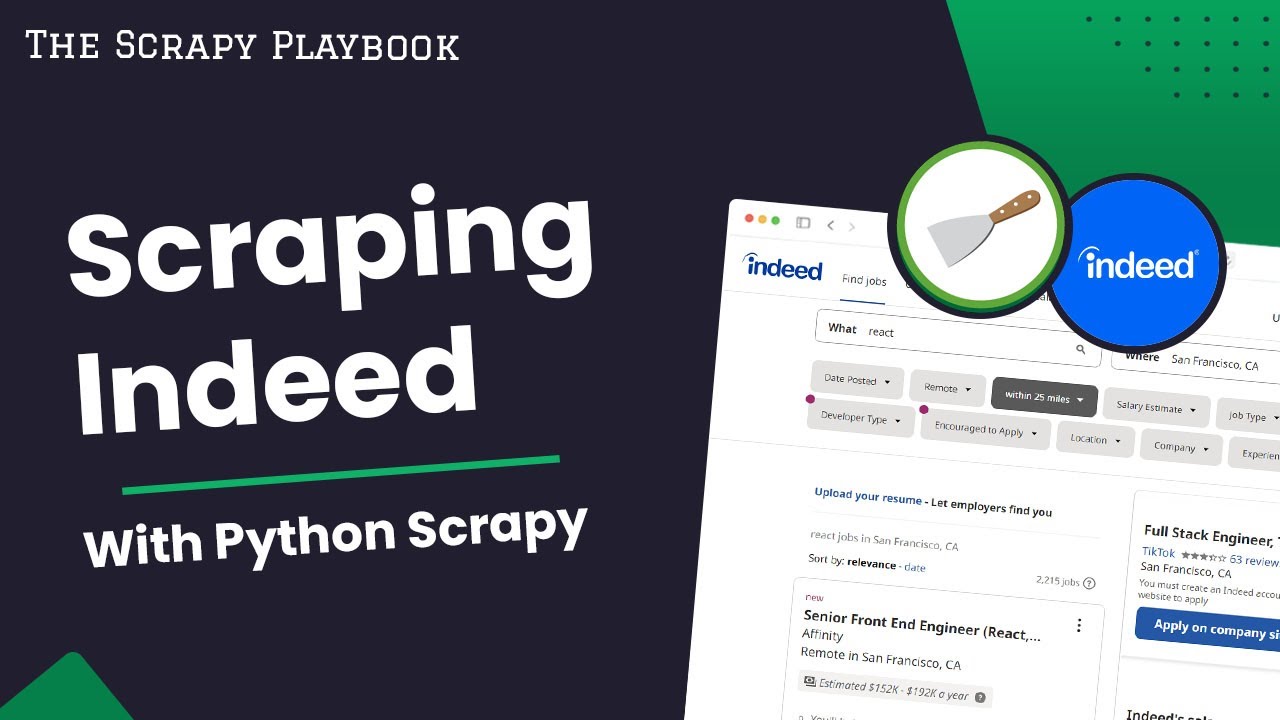 Scraping Indeed.com With Python Scrapy (2022)