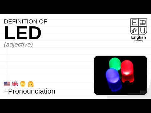 LED meaning, definition & pronunciation | What is LED? | How to say LED