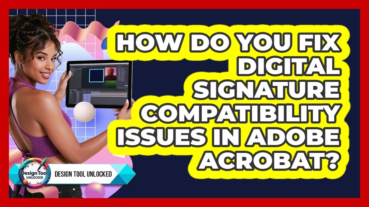 How Do You Fix Digital Signature Compatibility Issues In Adobe Acrobat? - Design Tool Unlocked
