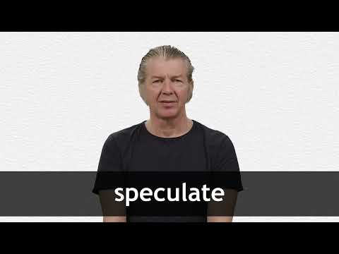 SPECULATE definition and meaning | Collins English Dictionary