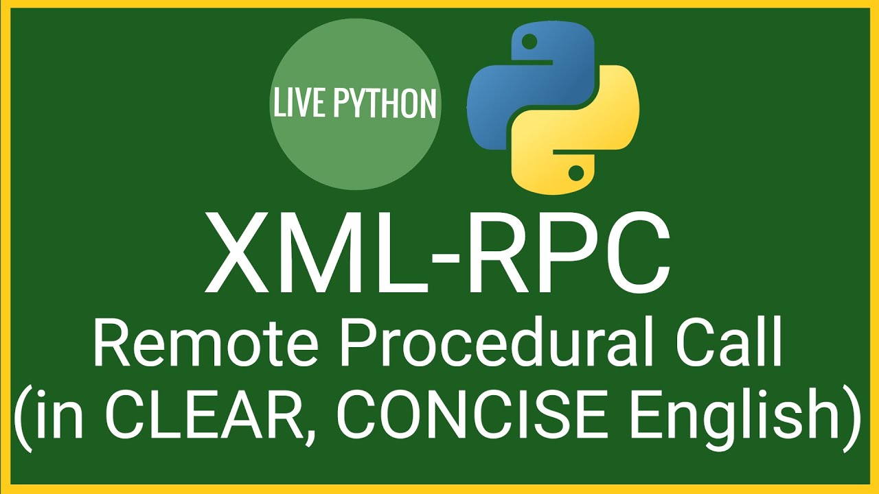 Remote Procedural Call via XML-RPC in 5 minutes
