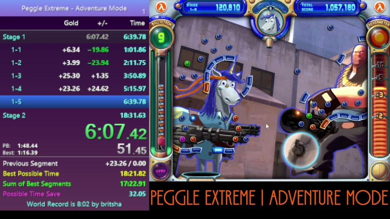 Peggle Extreme | Adventure Mode in 13:02.43