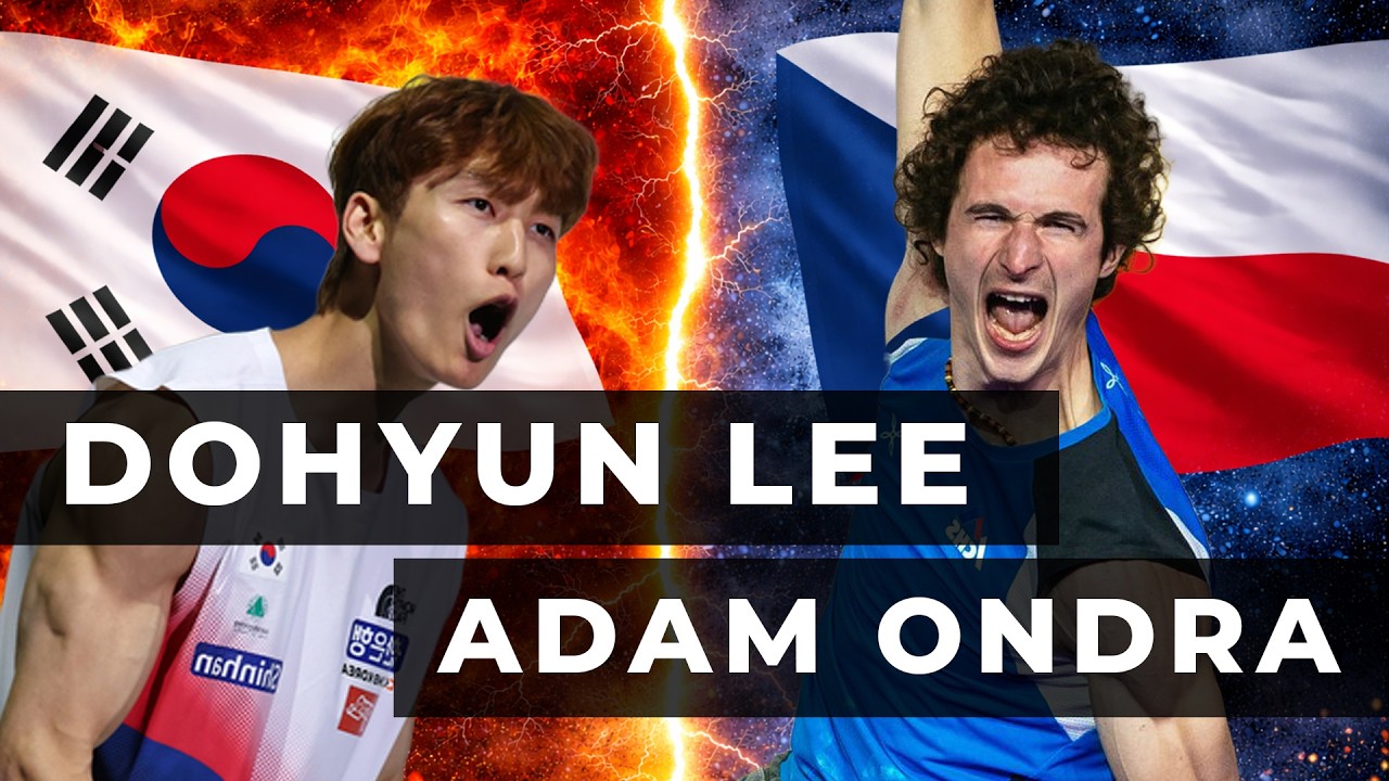 Adam Ondra vs Dohyun Lee | Boulder Climbing Comparison | Prague 2023