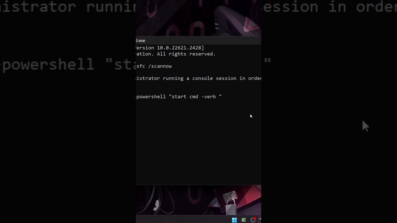 run cmd or powershell as administrator using powershell command write on cmd