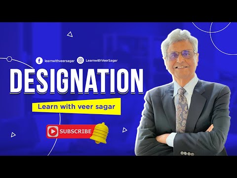 Designation || Learn With Veer Sagar