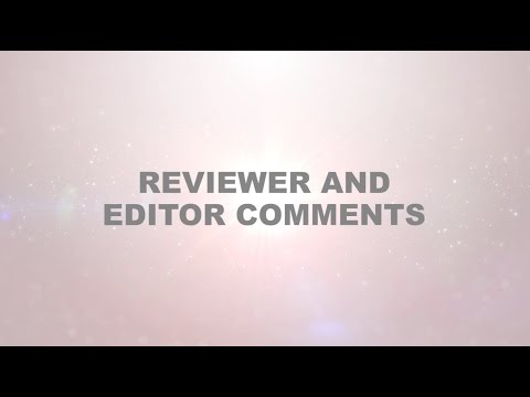 Reviewer and Editor Comments