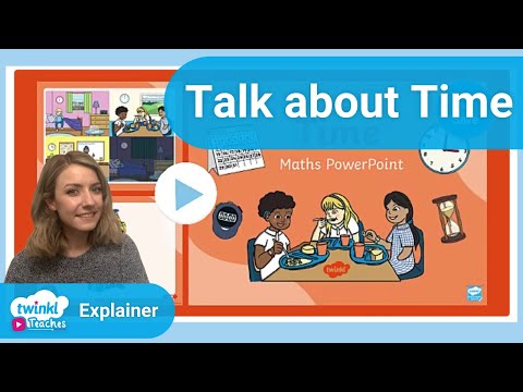 Talking About Time Activity Ideas