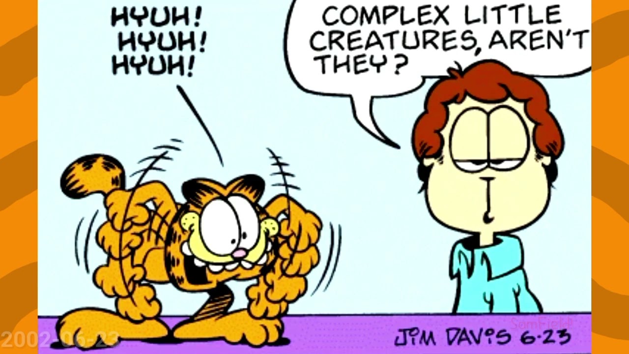 Microsoft Sam reads Funny Garfield Comics [Ep. 11: Backy to the Tabby]