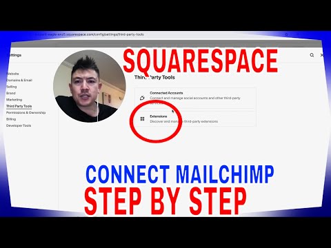 ✅ How To Connect MailChimp To SquareSpace Website 🔴