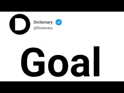 Goal Meaning In English