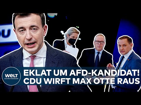 MAX OTTE: "Er hat gegen Grundsatz verstoßen!" CDU wirft Chef der Werte-Union nach AfD-Eklat raus