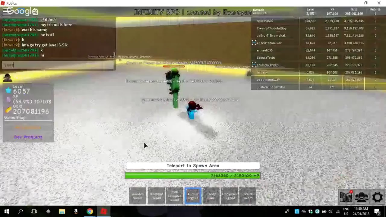 ®INFINITY RPG gameplay plus...uneartly dominus