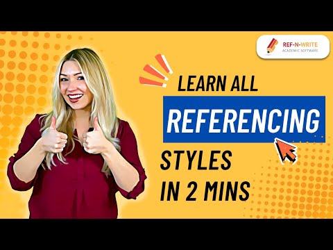 Master ALL Referencing Styles in 2 Mins!