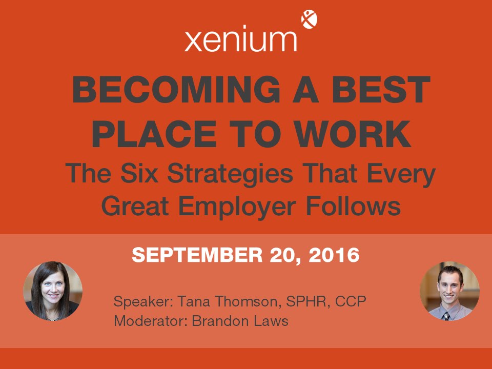 Becoming a Best Place to Work | Xenium HR