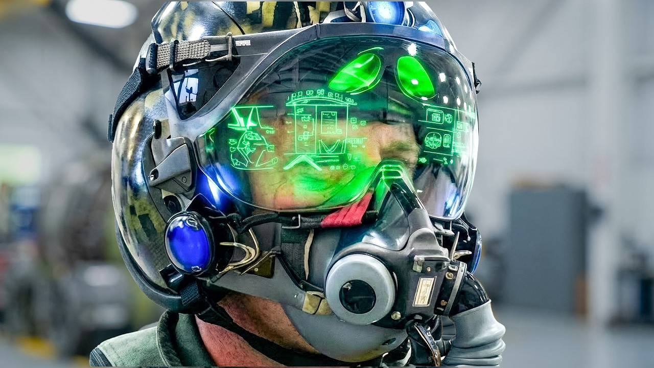 HOW US PILOTS FIT THEIR $400,000 HELMETS FOR PERFECT 360 VISION