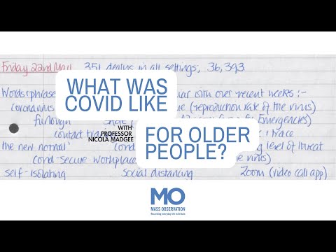 How did older people experience the Covid-19 pandemic?
