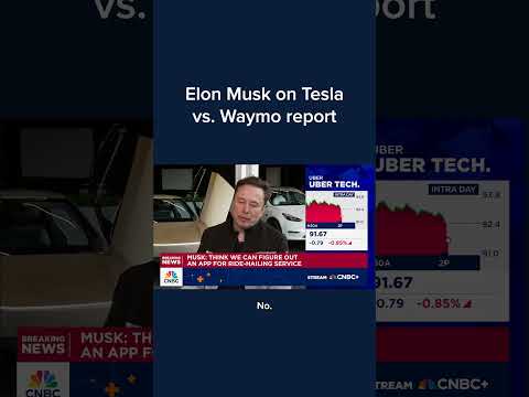 Elon Musk on Tesla vs. Waymo report