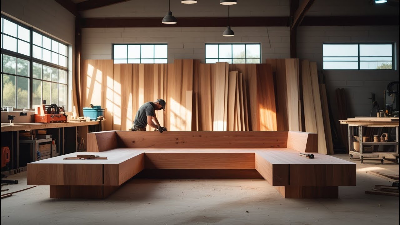 Crazy Woodworking Ideas of Mr. Trang the Carpenter - Making a SOFA from Solid Hardwood