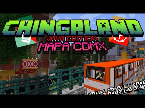 MINECRAFT JAVA MAPA CIUDAD DE MEXICO - TLALPAN Y LINEA 2 DEL METRO BY AKEXX