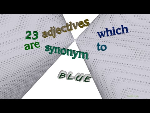 blue - 17 adjectives similar to blue (sentence examples)