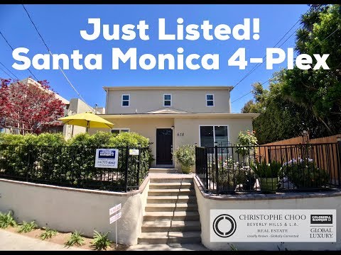 Christophe Choo - Santa Monica 4-plex at 618 Pacific Street, Santa Monica, CA 90405 4 units