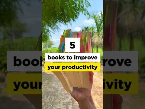 5 Books To Improve Your Productivity