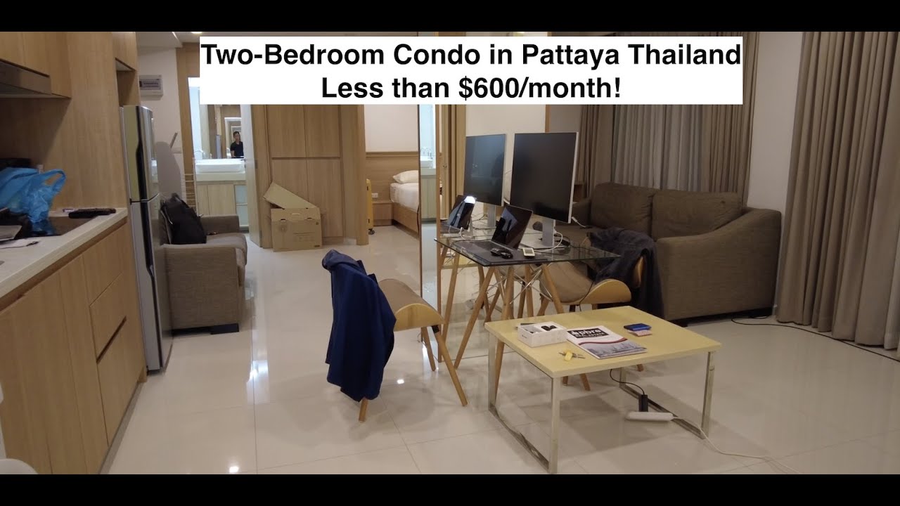 2-bedroom Pattaya Thailand condo for under $600/month