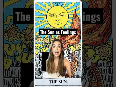 Tarot Cards as Feelings: The Sun #shorts #tarotcardmeaning #howdotheyfeel