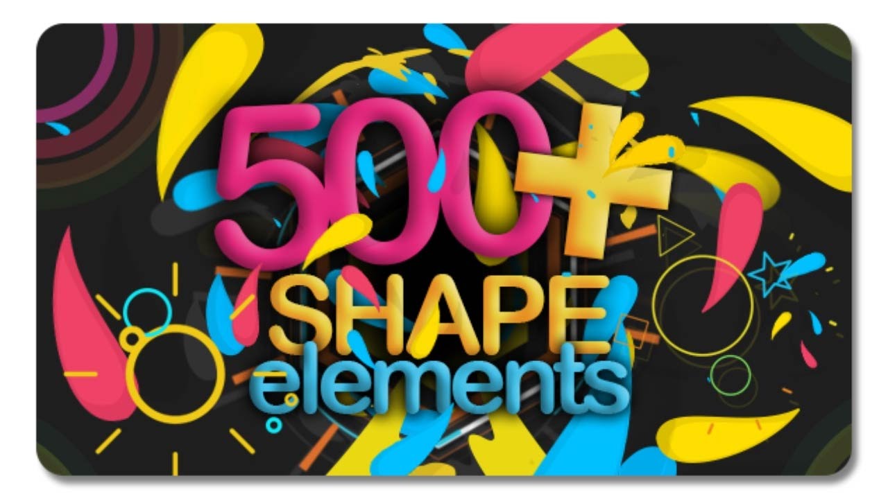 Shape Elements 500 | After Effects Template