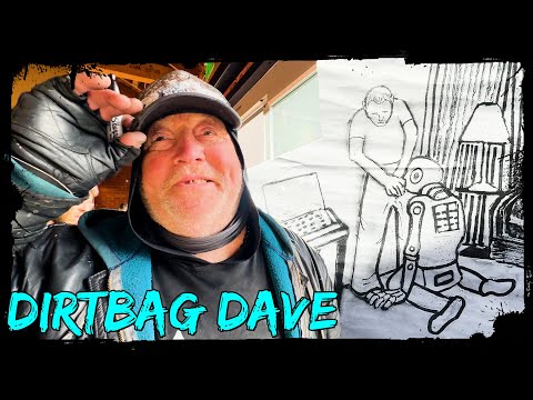 Dirtbag Dave aka King David of Venice - Explains His New Art Piece - "It's In There Somewhere"