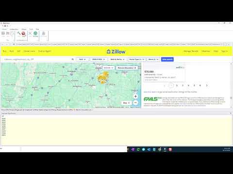 Web Scrape Property ZIP codes from Zillow